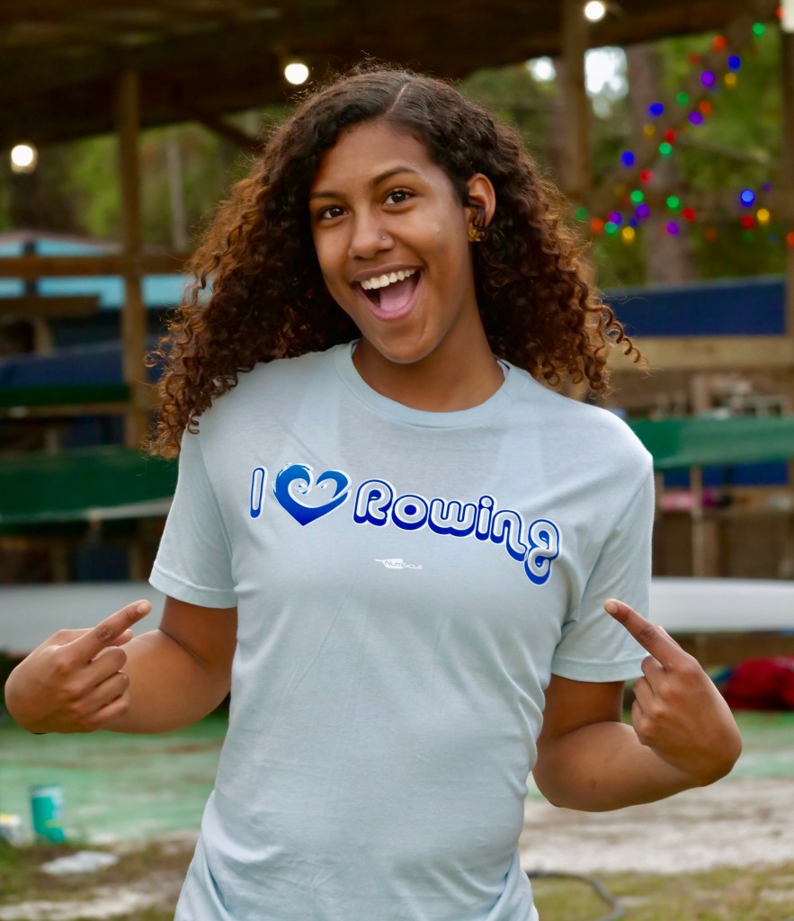 I Love Rowing Tee — NumScull Sportswear